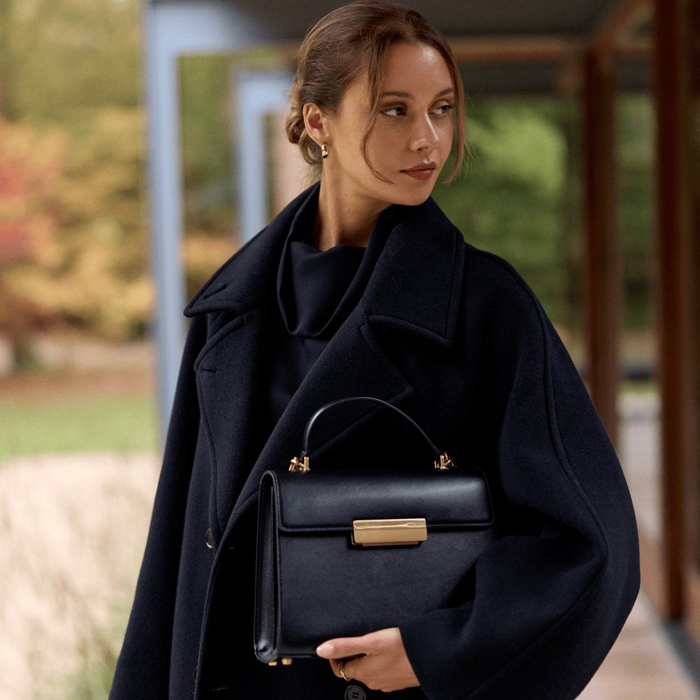 Capucine Gold Edition - Black Box Leather – Ateliers Auguste