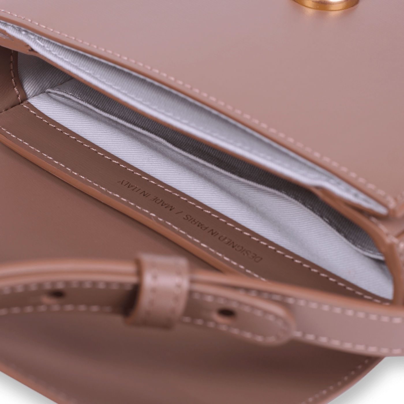 Mini Sully Gold Edition - Taupe box Leather – Ateliers Auguste