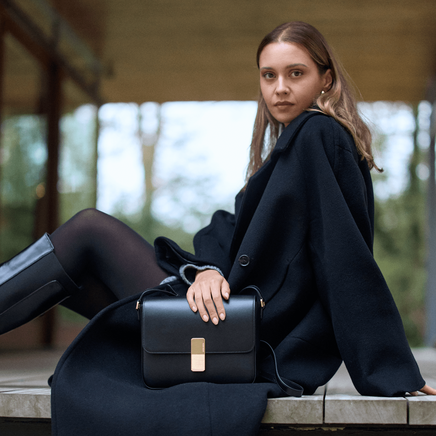 Monceau Gold Edition - Black Box Leather – Ateliers Auguste